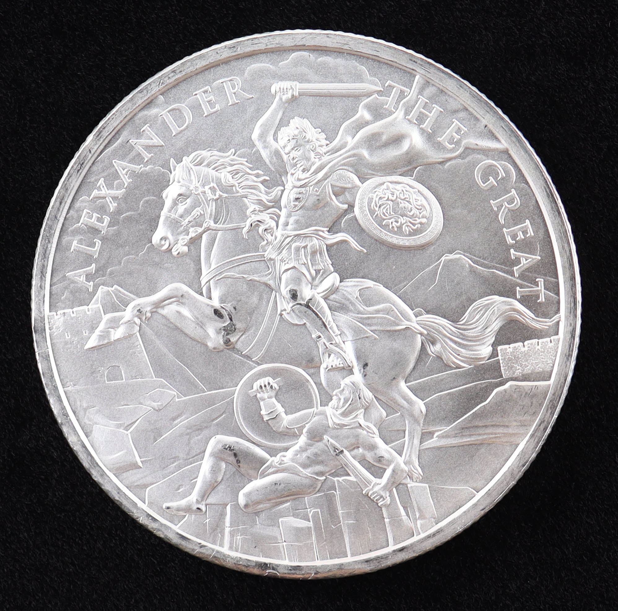 Legendary Warriors: Alexander the Great 1oz .999 Fine Silver Bullion ...