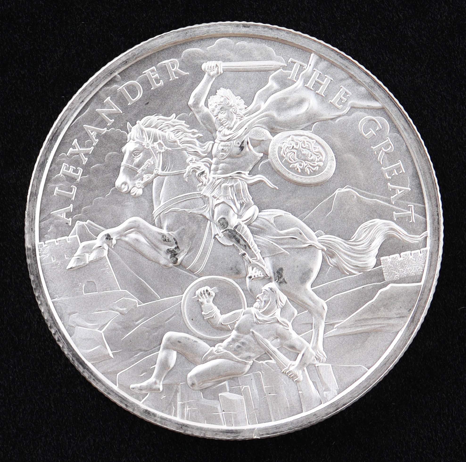 Legendary Warriors: Alexander the Great 1oz .999 Fine Silver Bullion ...