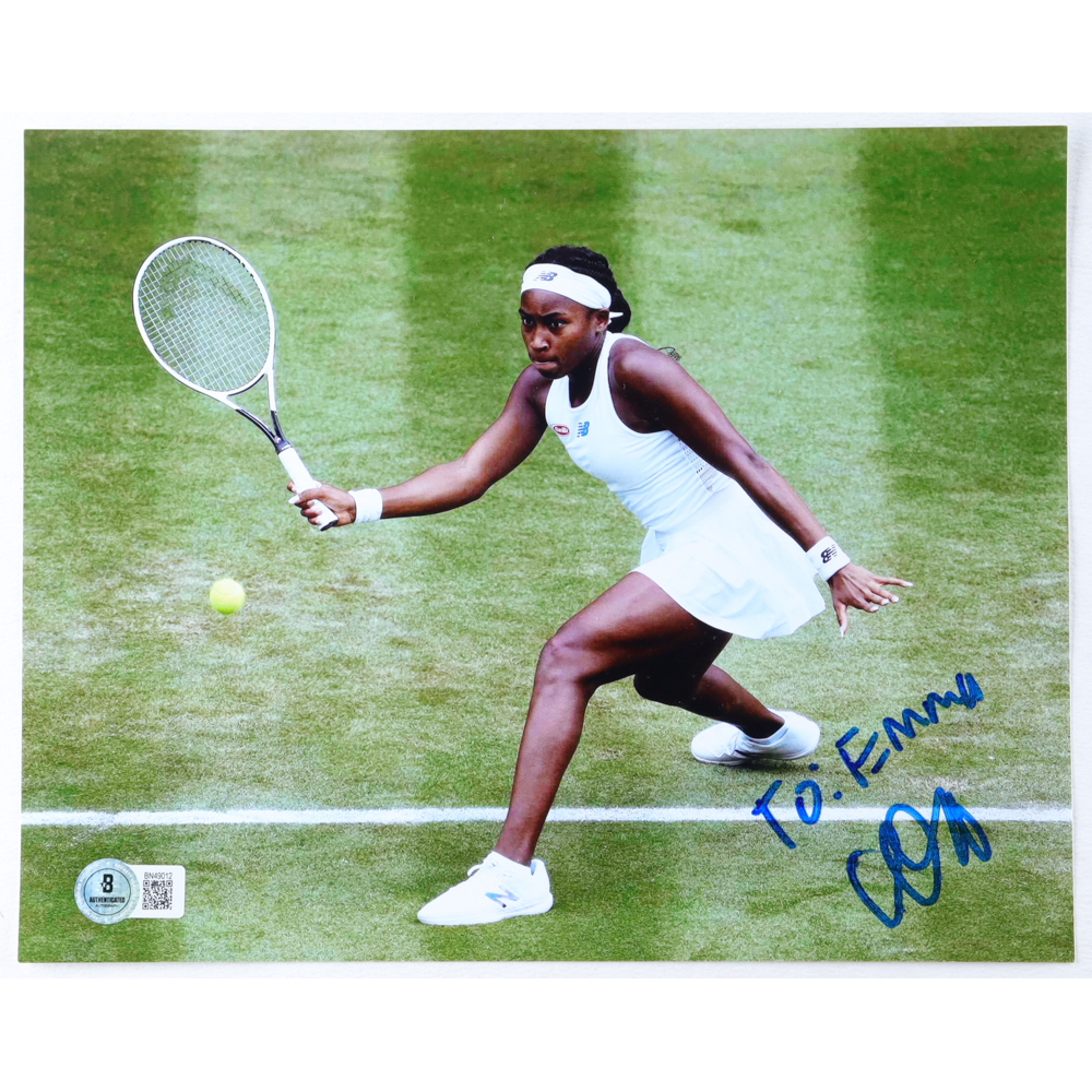 Coco Gauff Signed 8x10 Photo (Beckett) | Pristine Auction