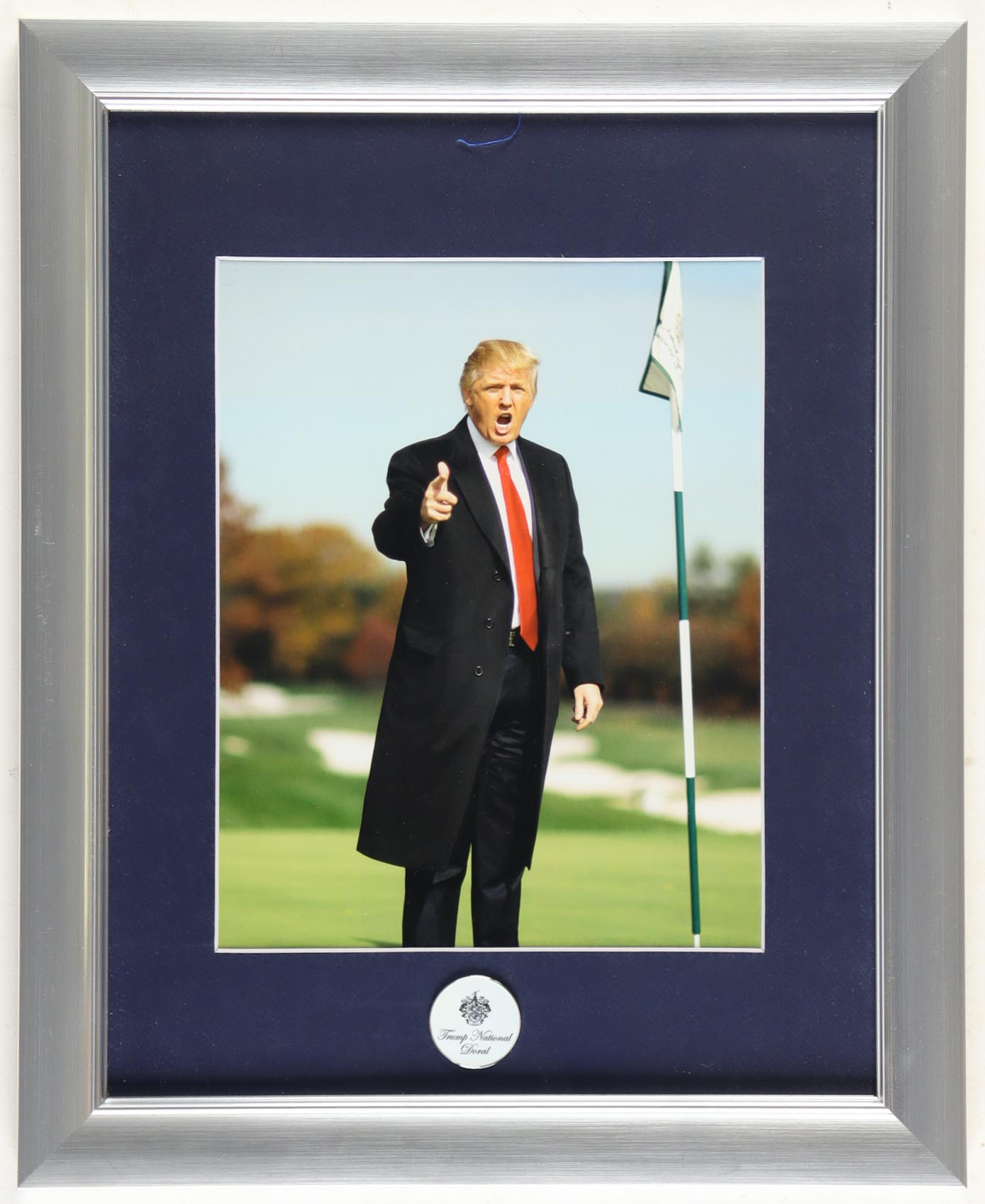 Donald Trump Custom Framed Photo Display with "Trump National Doral ...