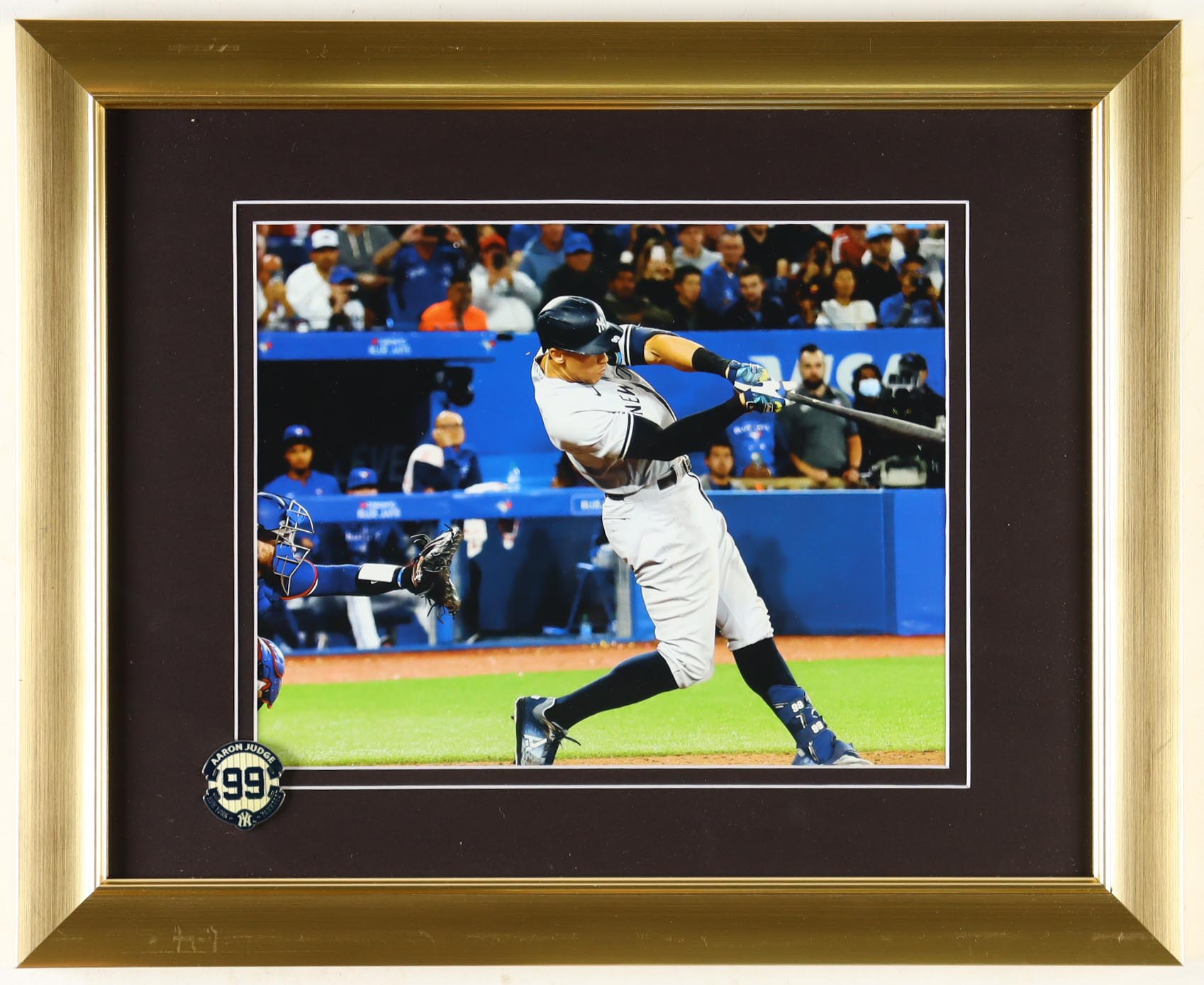 Aaron Judge Yankees Custom Framed Photo Display With Player Number Pin ...