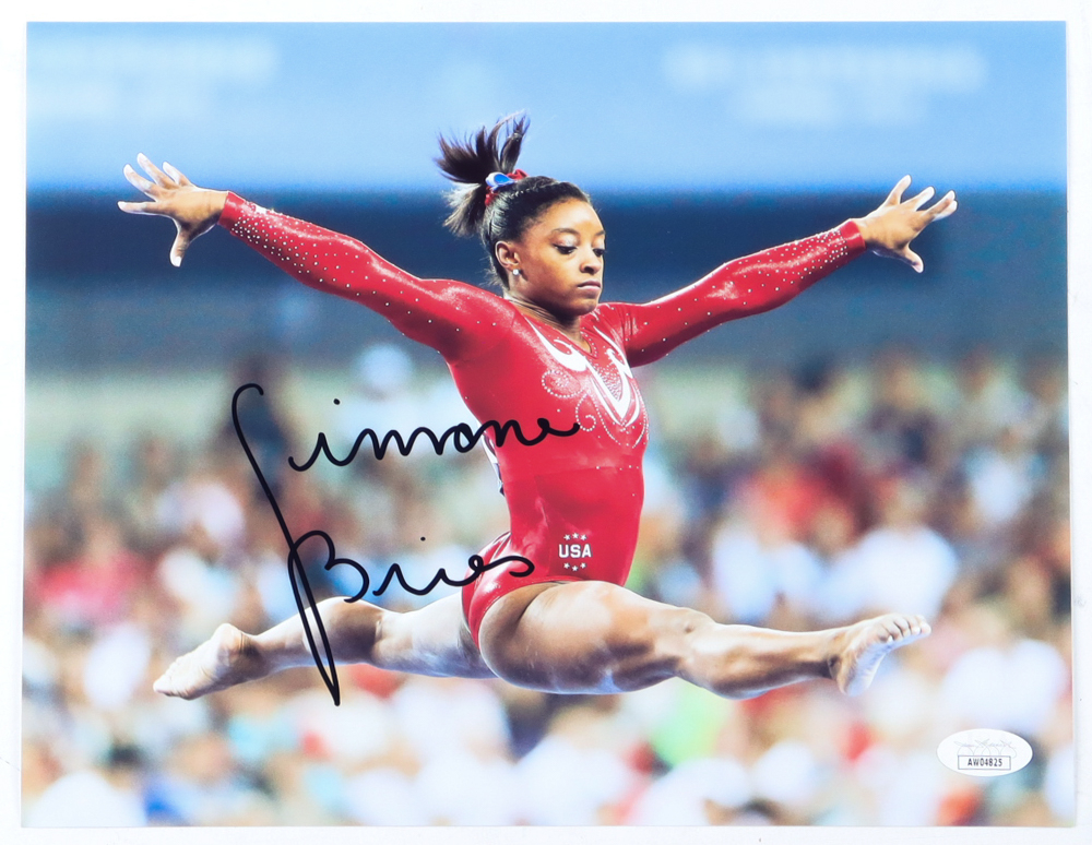 Simone Biles Signed Team USA 8x10 Photo (JSA) | Pristine Auction