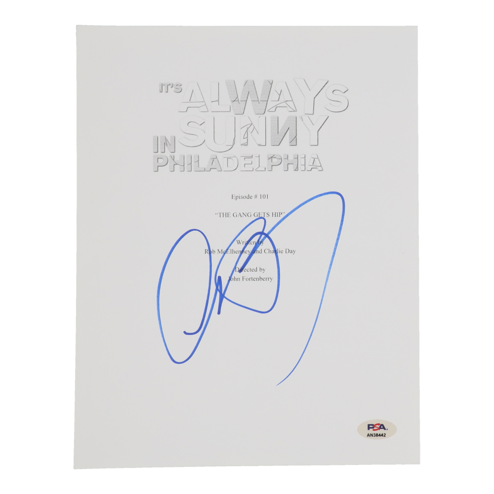 Charlie Day Signed "It's Always Sunny In Philadelphia" 8x10 Script ...