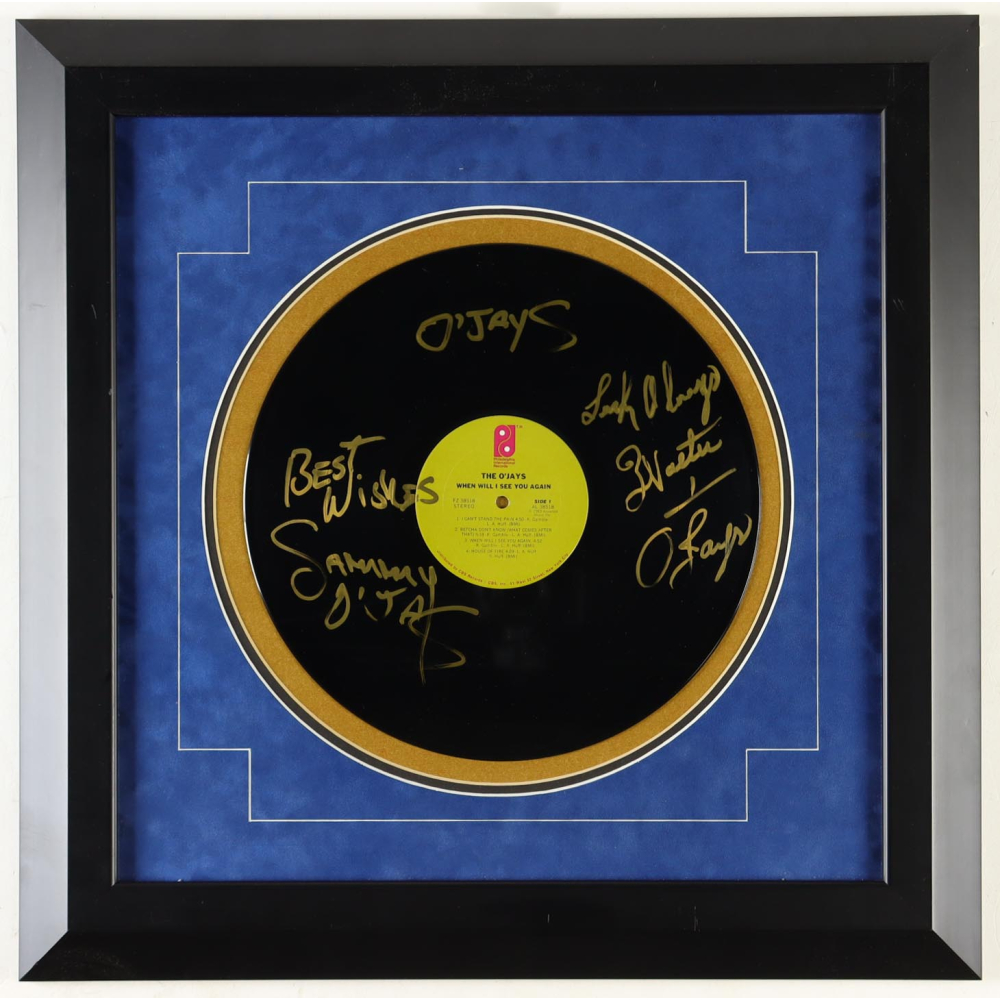 Sammy Strain & Walter Williams Signed Custom Framed Record Album ...