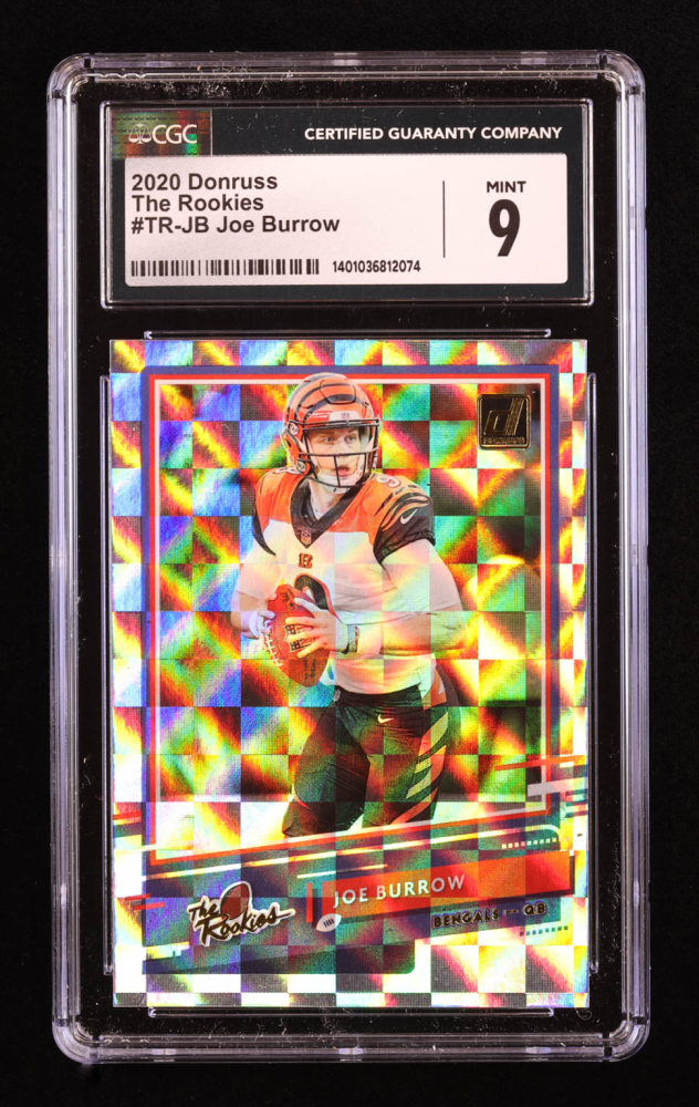 Joe Burrow 2020 Donruss The Rookies #1 RC (CGC 9) | Pristine Auction