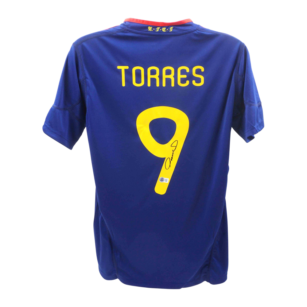 Fernando Torres Signed Chelsea Jersey (Beckett) | Pristine Auction