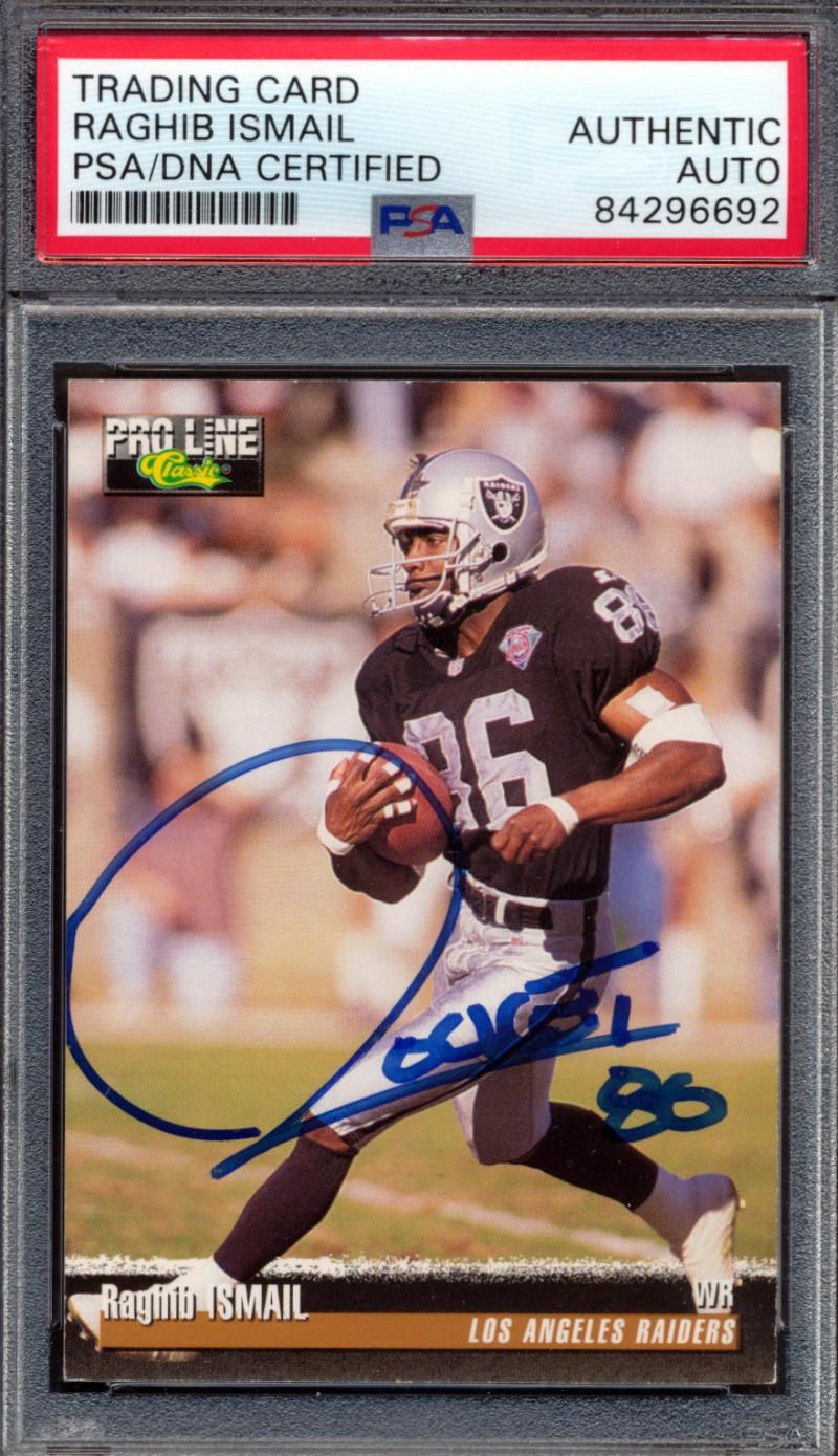 Raghib "Rocket" Ismail Signed 1995 Pro Line #271 (PSA) | Pristine Auction