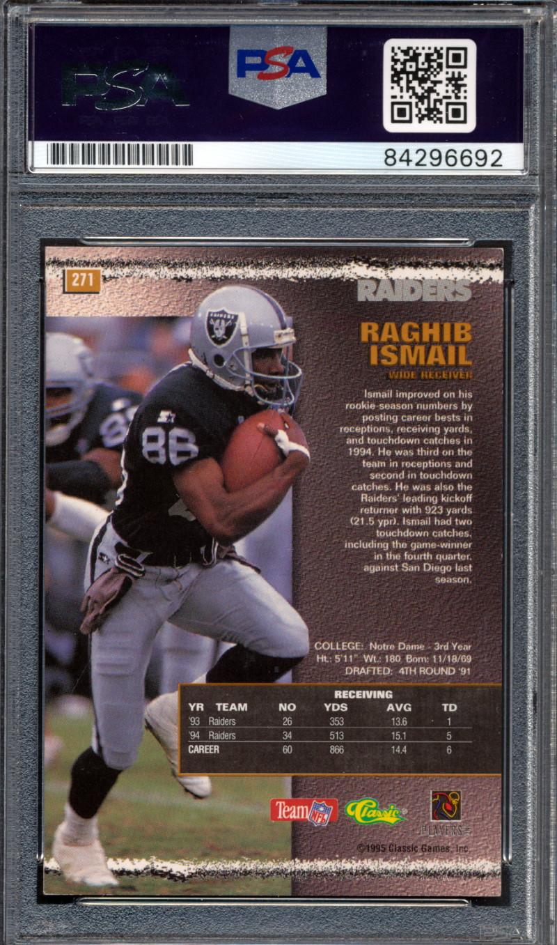 Raghib "Rocket" Ismail Signed 1995 Pro Line #271 (PSA) | Pristine Auction