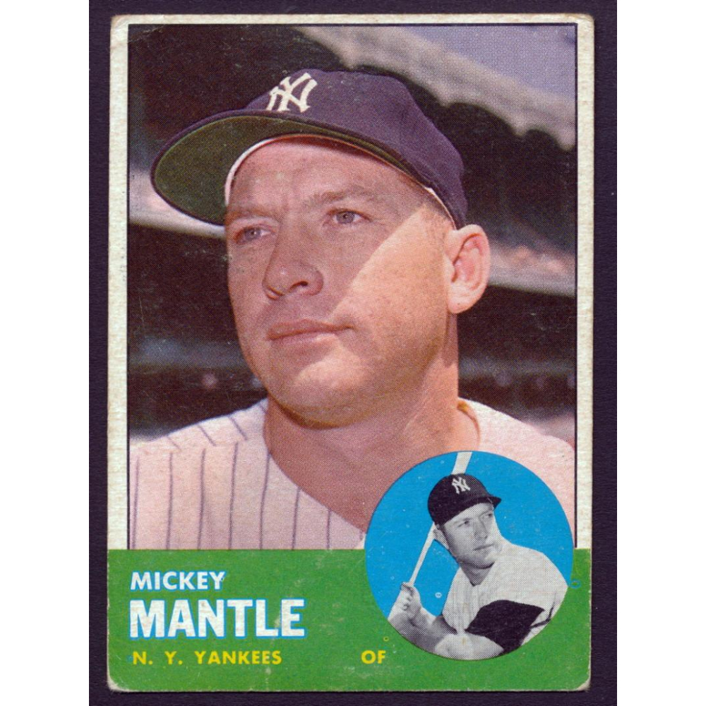Mickey Mantle 1963 Topps #200 | Pristine Auction