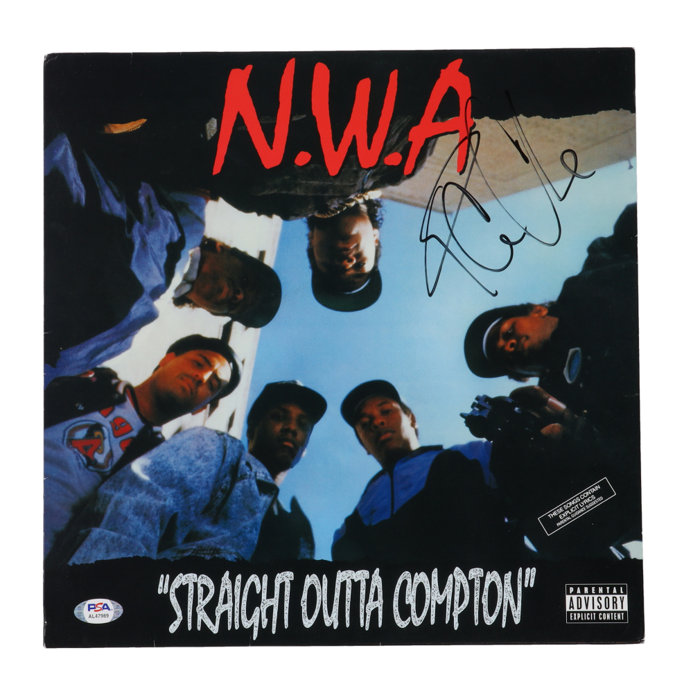 Ice Cube Signed "Straight Outta Compton" Vinyl Record Album (PSA ...