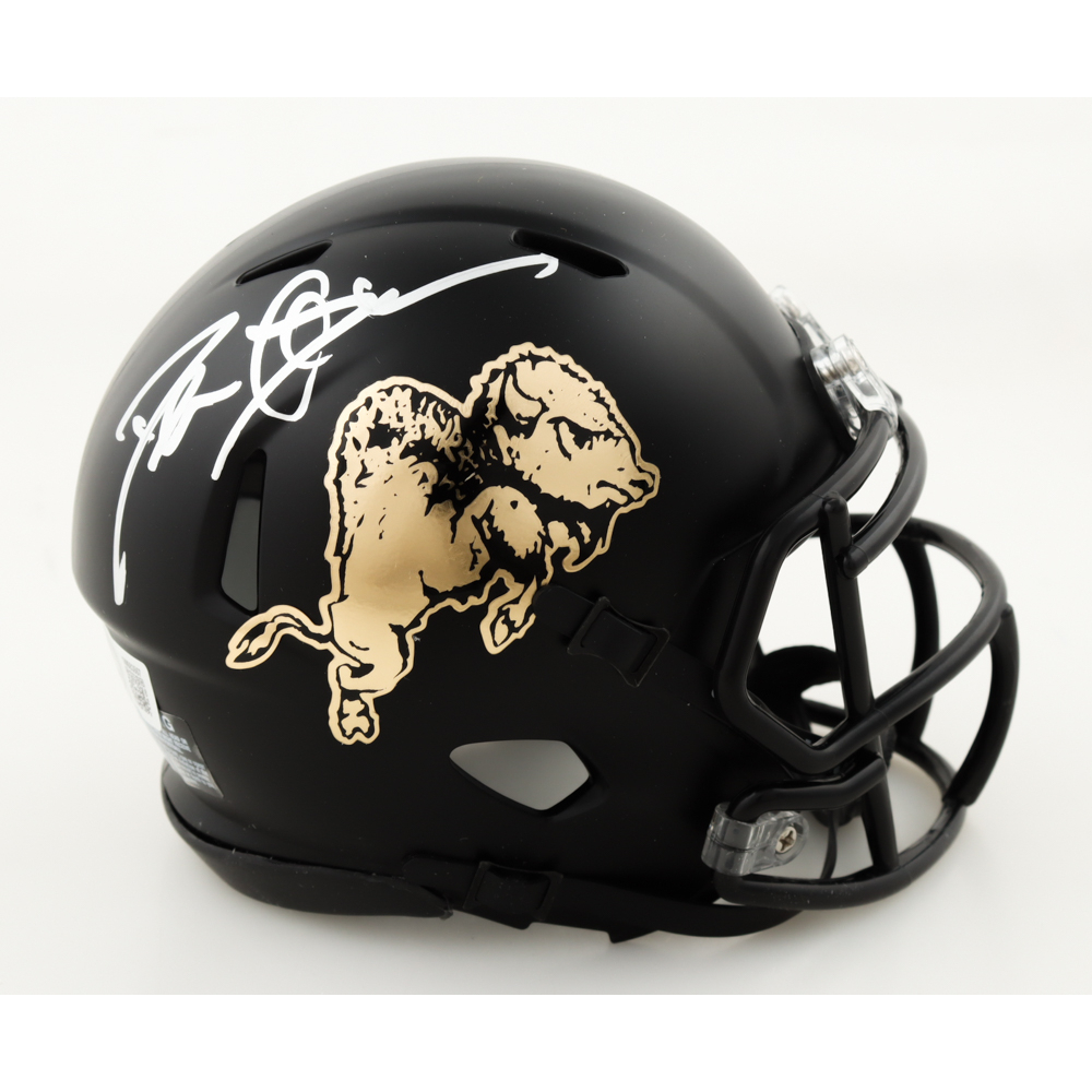 Deion Sanders Signed Colorado Buffaloes Speed Mini Helmet (Beckett ...