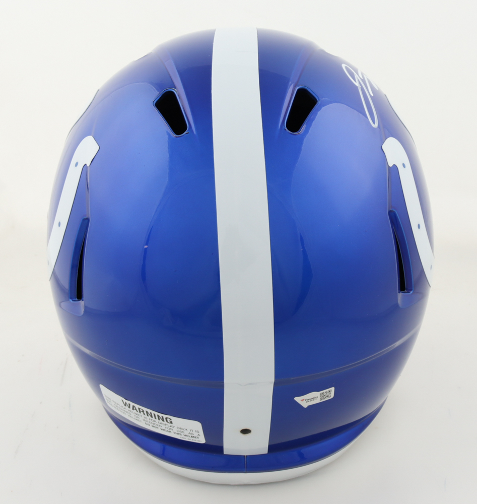 Jonathan Taylor Signed Colts Full-Size Flash Alternate Speed Helmet ...