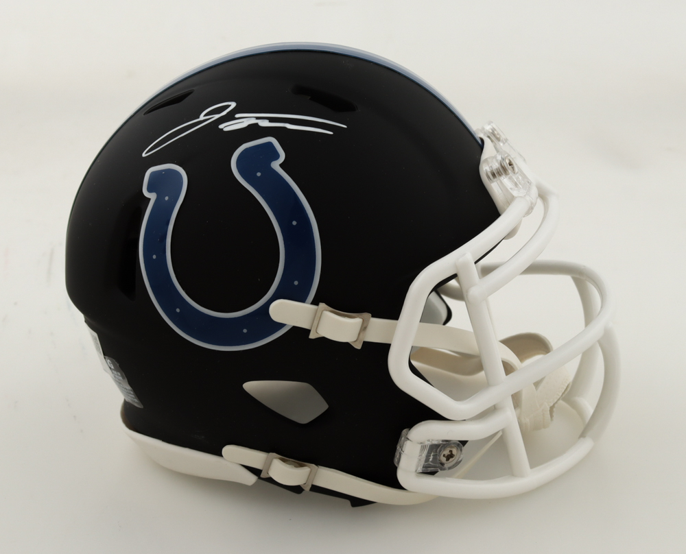 Jonathan Taylor Signed Colts Black Matte Speed Mini Helmet (Fanatics ...