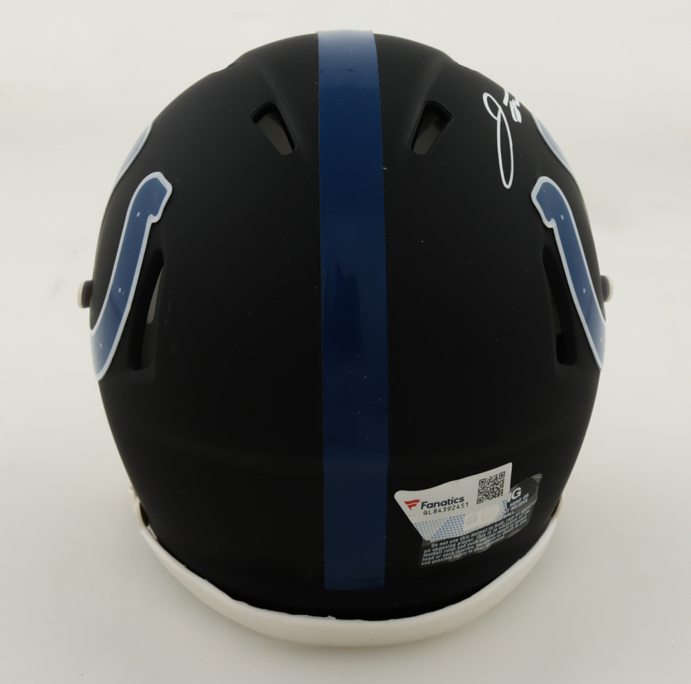 Jonathan Taylor Signed Colts Black Matte Speed Mini Helmet (Fanatics ...