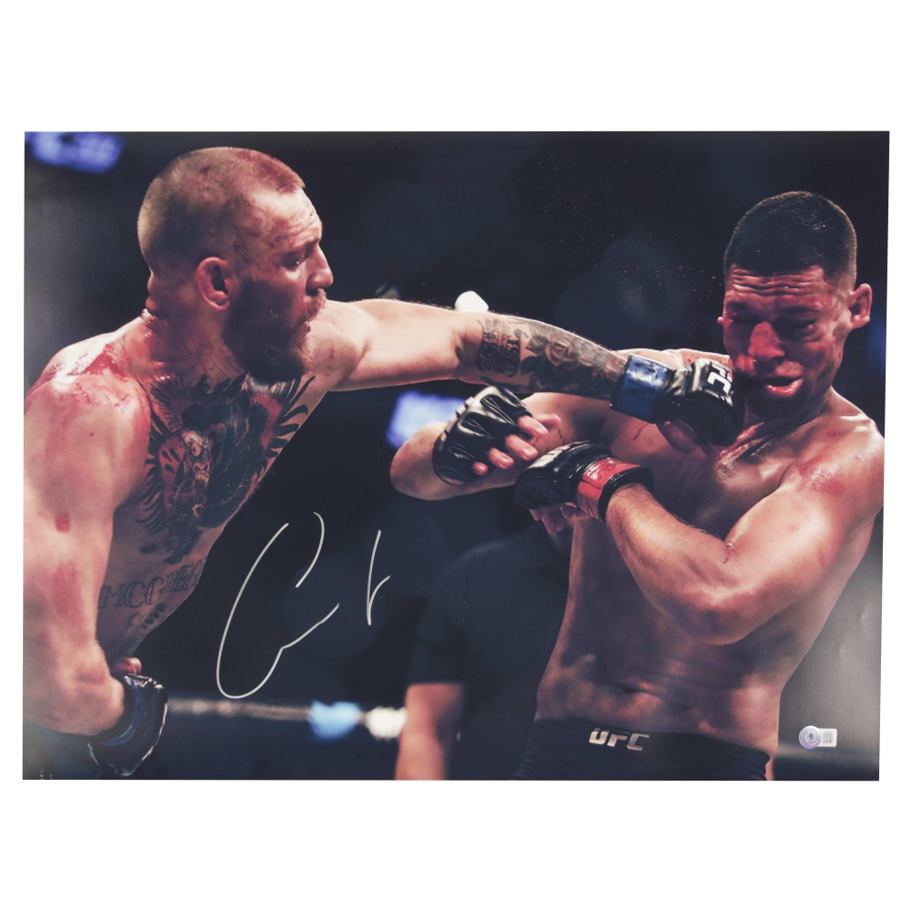 Conor McGregor Signed UFC 18x24 Photo (Beckett) | Pristine Auction