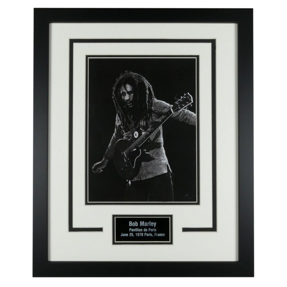 Bob Marley 1978 Custom Framed Photo Display | Pristine Auction