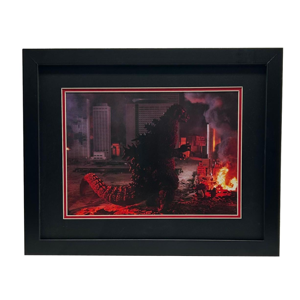 Godzilla "Fire" 1980's Japanese Custom Framed Photo | Pristine Auction