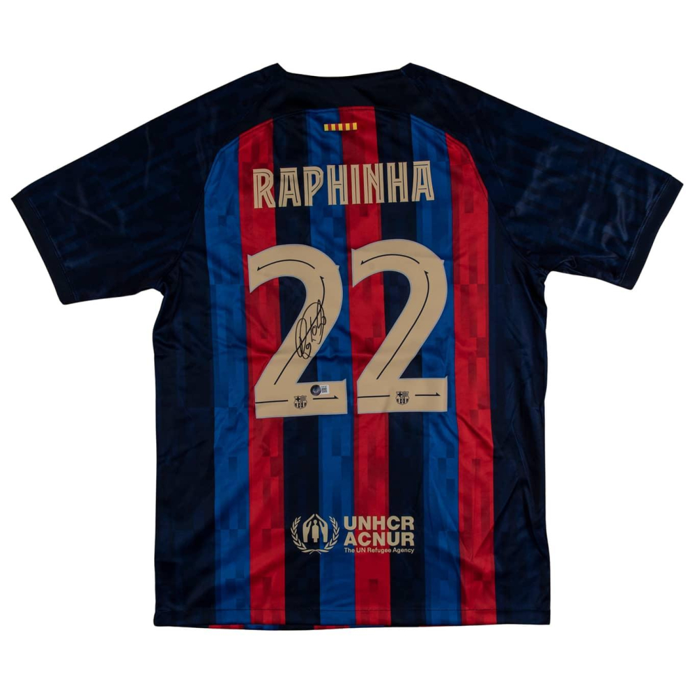 Raphinha Signed Barcelona Jersey (Beckett) | Pristine Auction