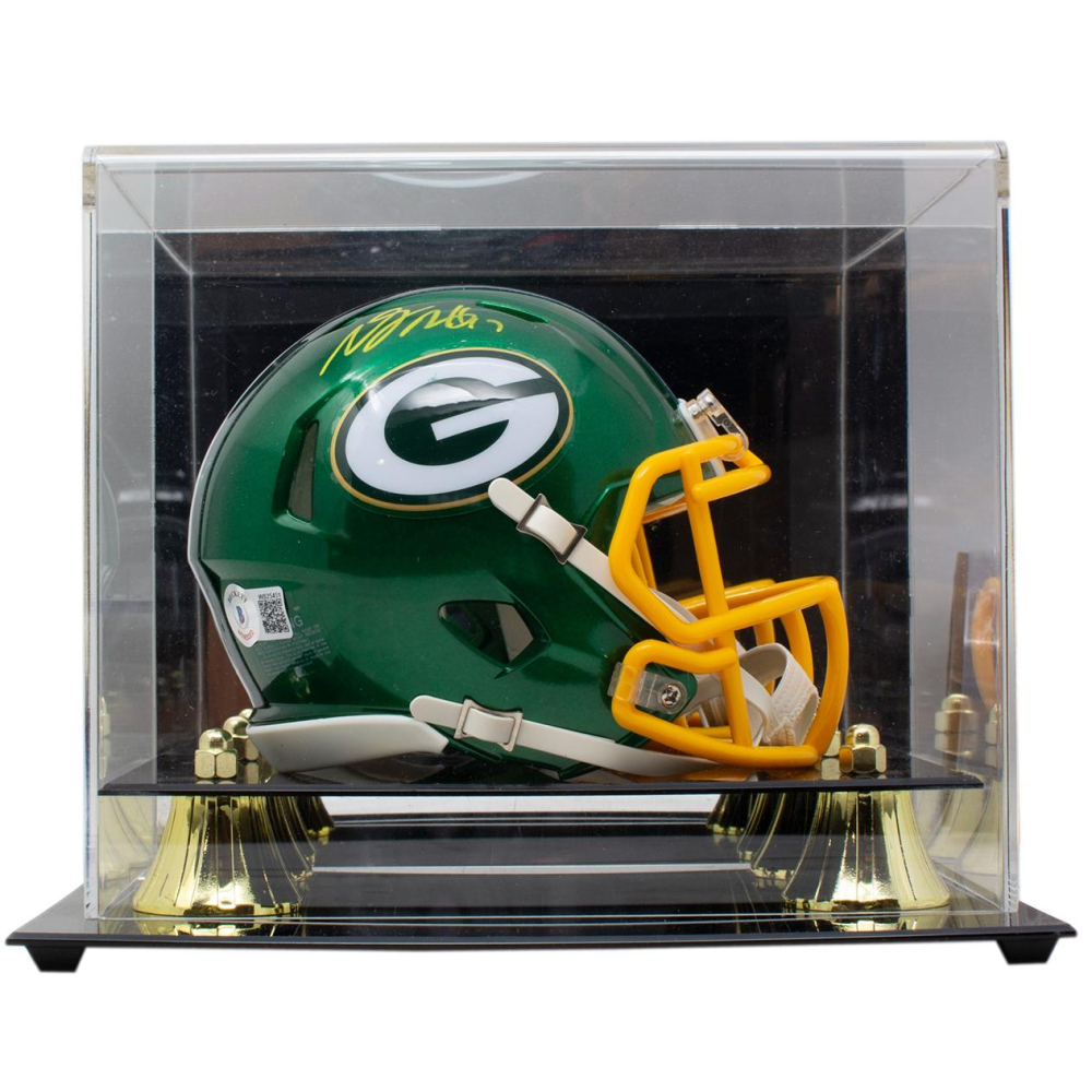 Davante Adams Signed Packers Mini Flash Alternate Speed Helmet with ...