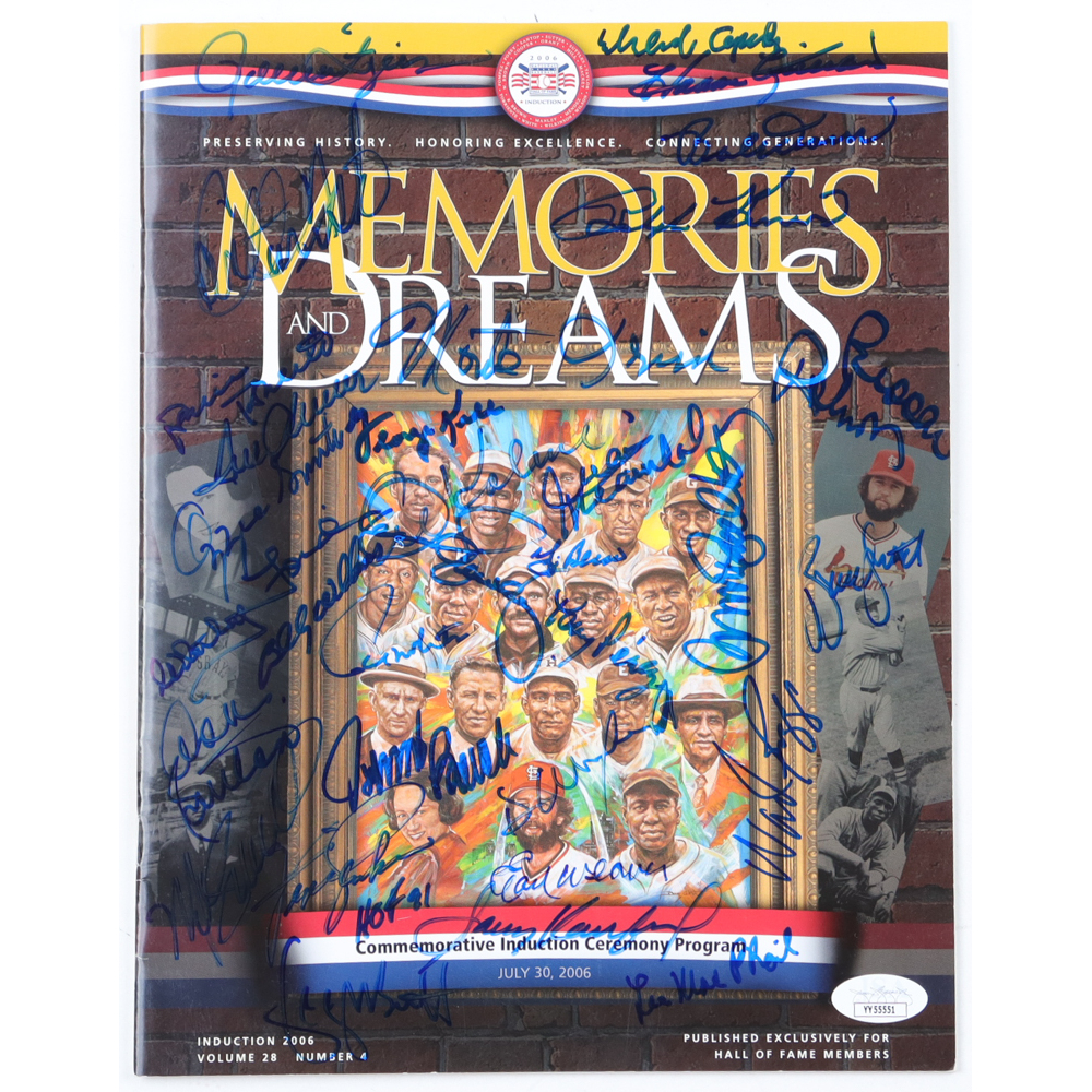 Baseball Hall of Fame 2006 Program Multi-Signed by (32) with Sandy ...