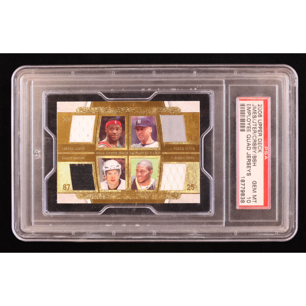 LeBron James / Derek Jeter / Sidney Crosby / Reggie Bush 2006 Upper ...