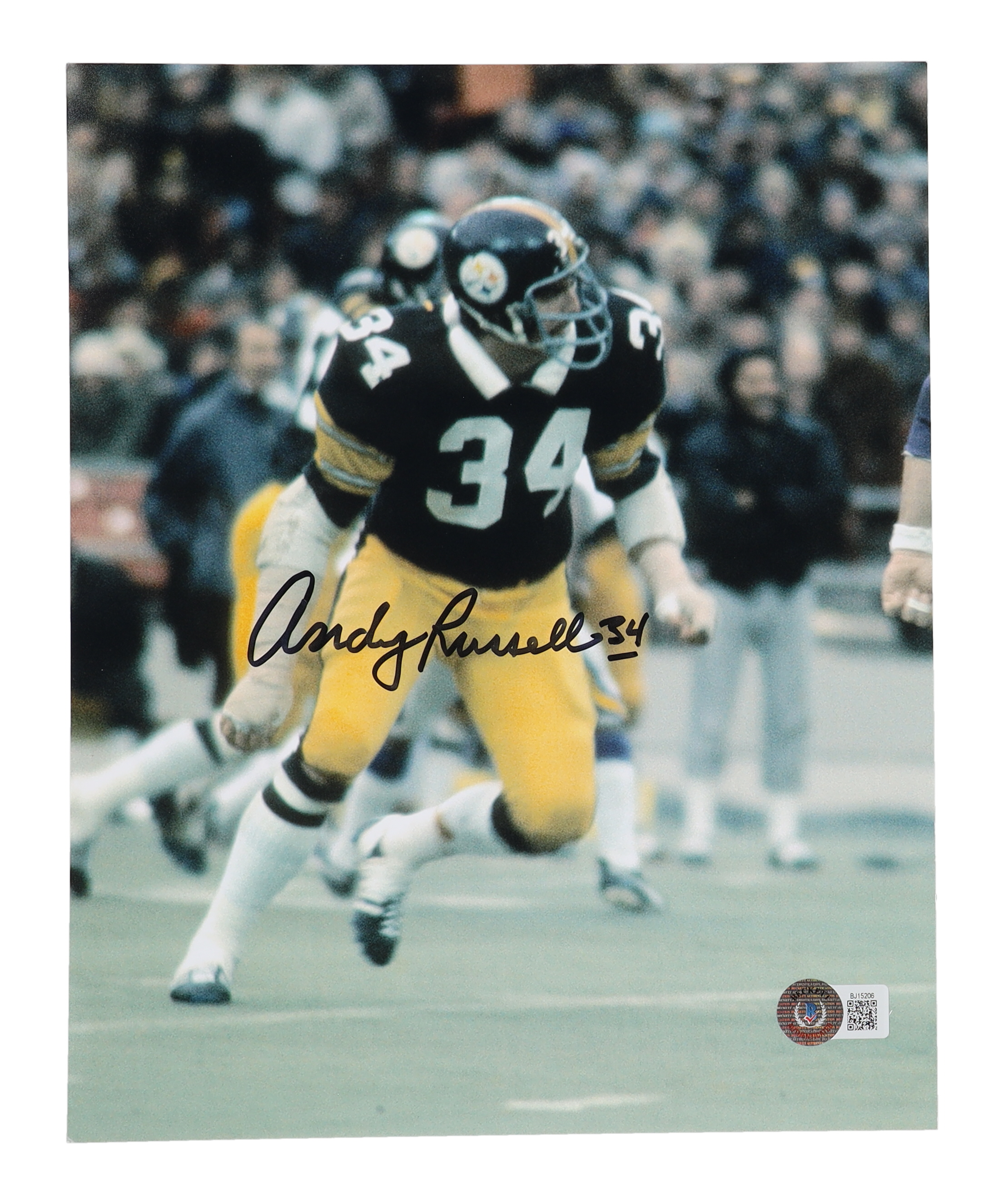 Andy Russell Signed Steelers 8x10 Photo (Beckett) | Pristine Auction