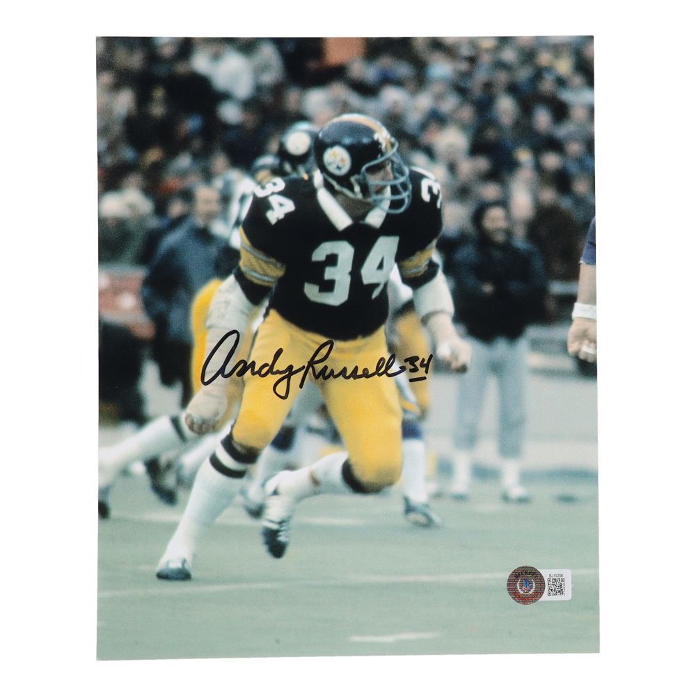 Andy Russell Signed Steelers 8x10 Photo (Beckett) | Pristine Auction