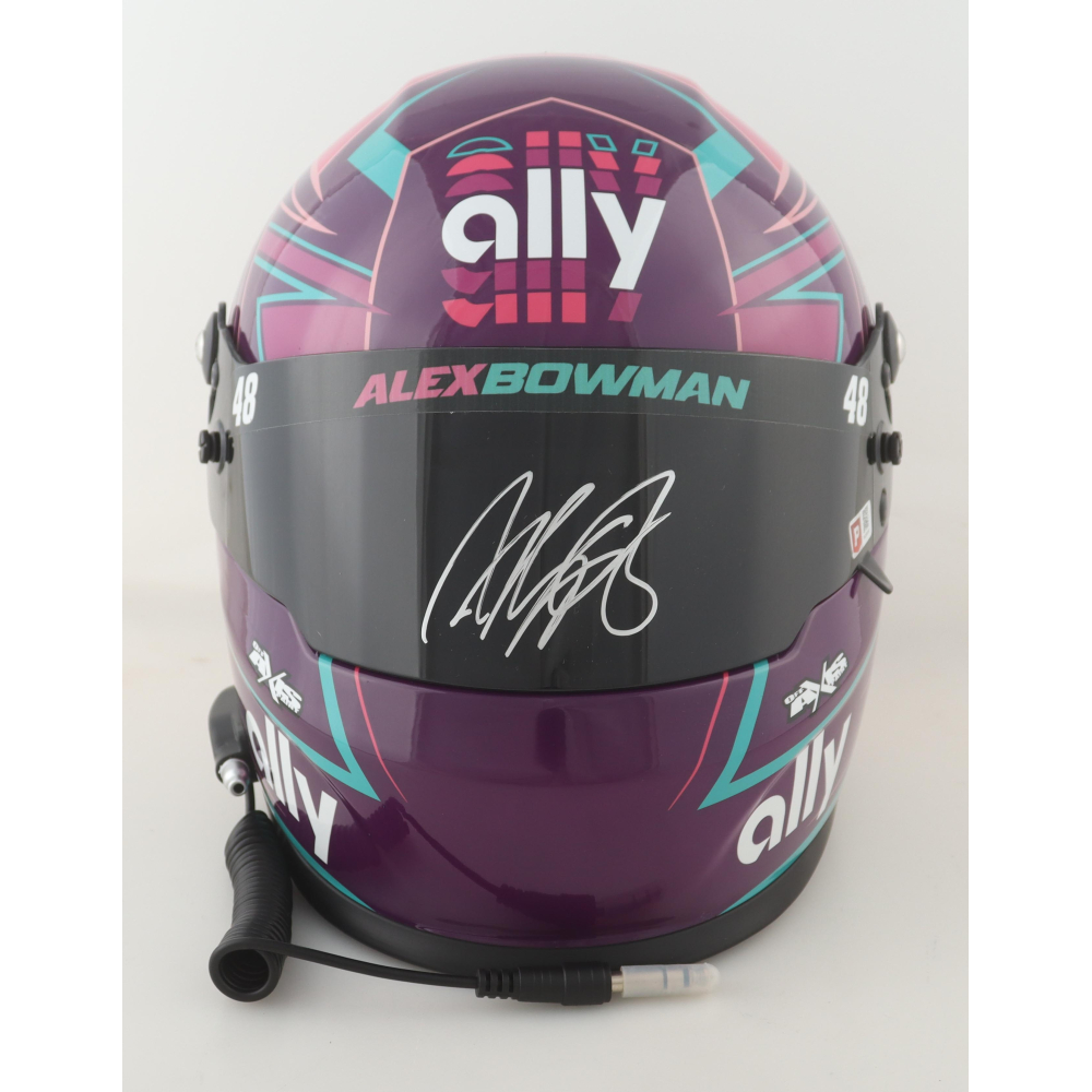 Alex Bowman Signed NASCAR Ally Full-Size Helmet (PA) | Pristine Auction