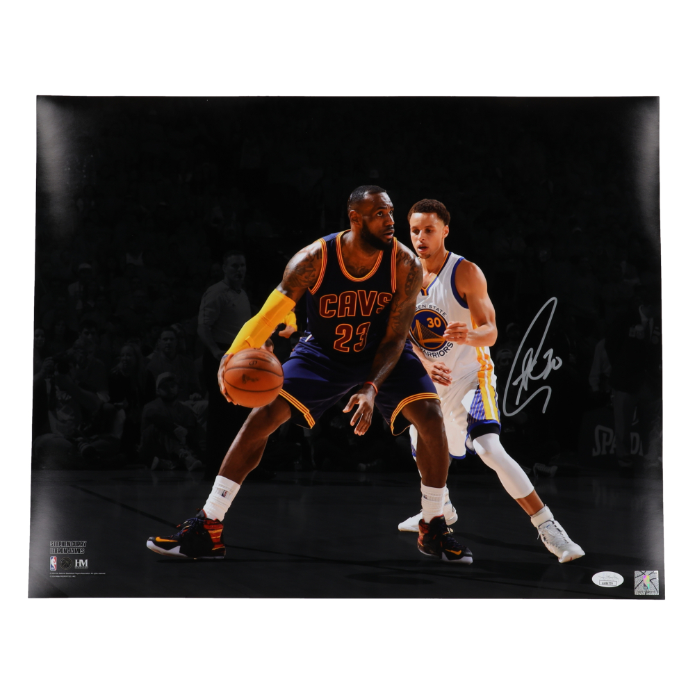 Stephen Curry Signed Warriors 16x20 Photo (JSA) | Pristine Auction