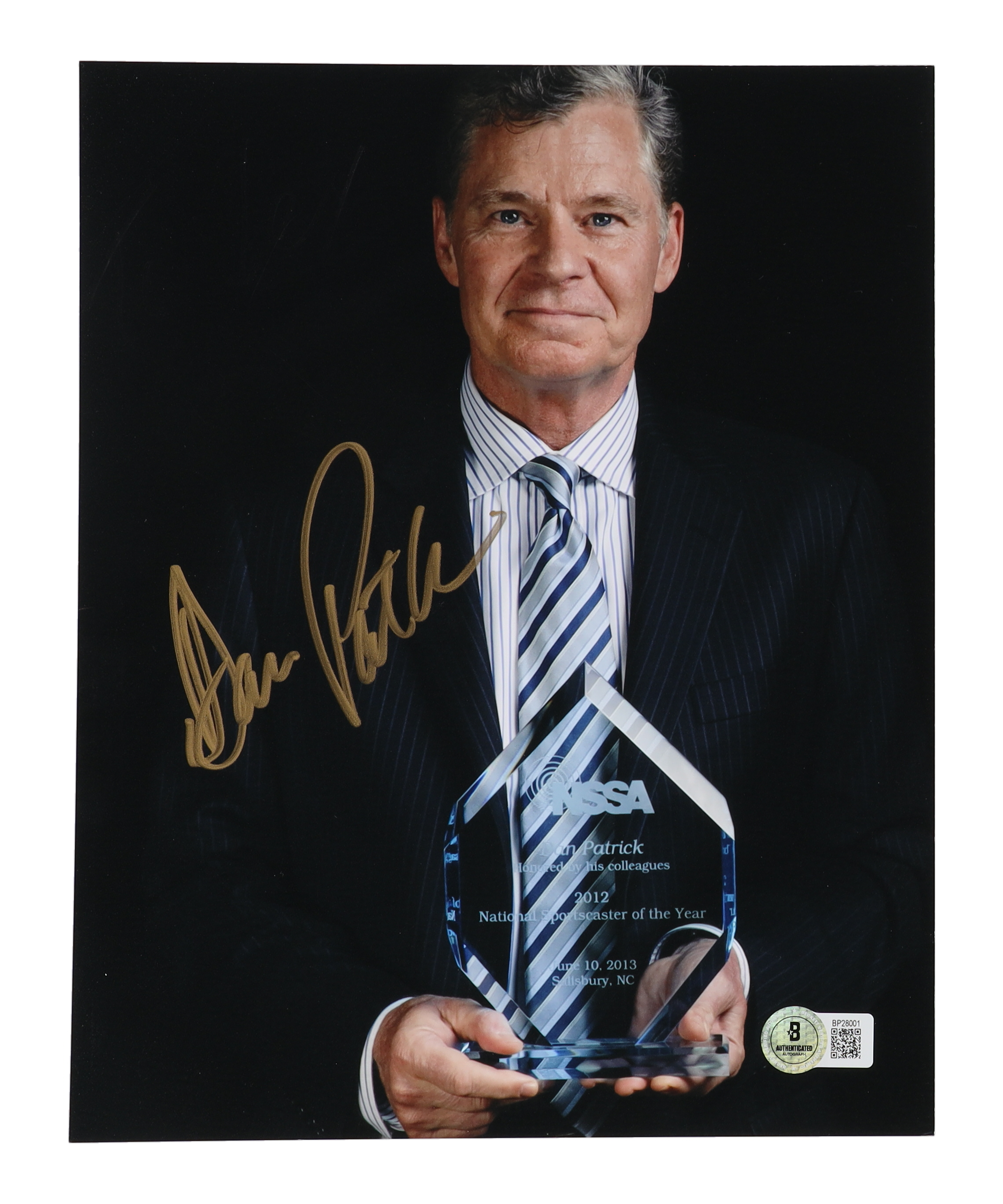 Dan Patrick Signed 8x10 Photo (Beckett) | Pristine Auction