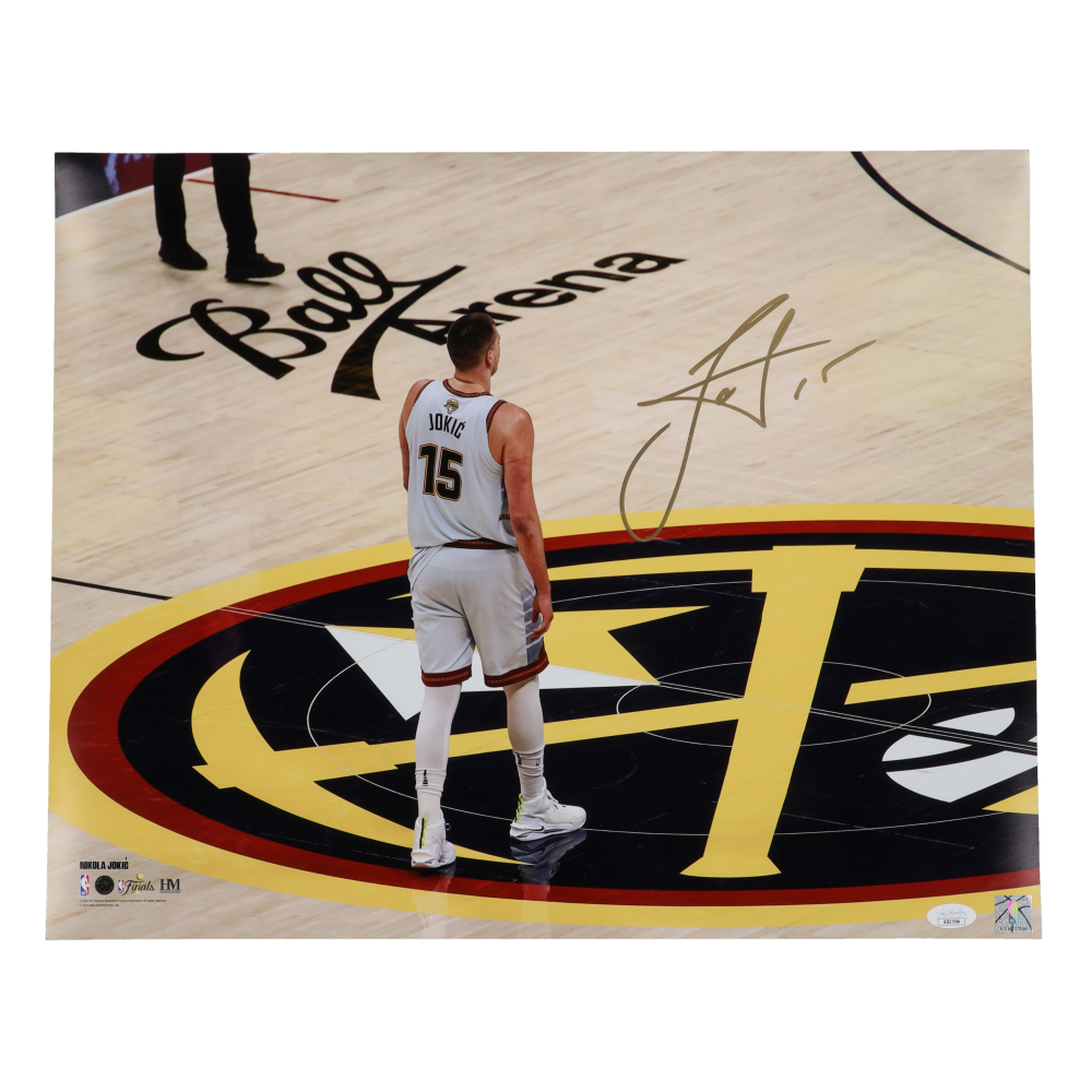 Nikola Jokic Signed Nuggets 16x20 Photo (JSA) | Pristine Auction