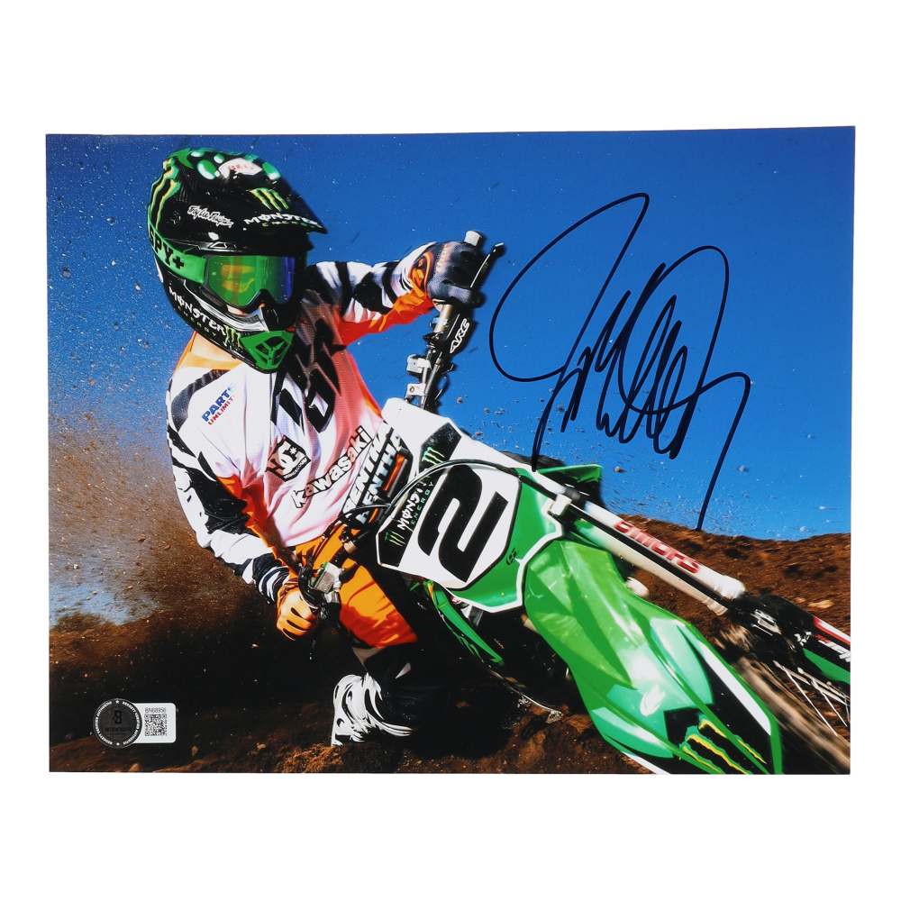 Jeremy McGrath Signed Motocross 8x10 Photo (Beckett) | Pristine Auction