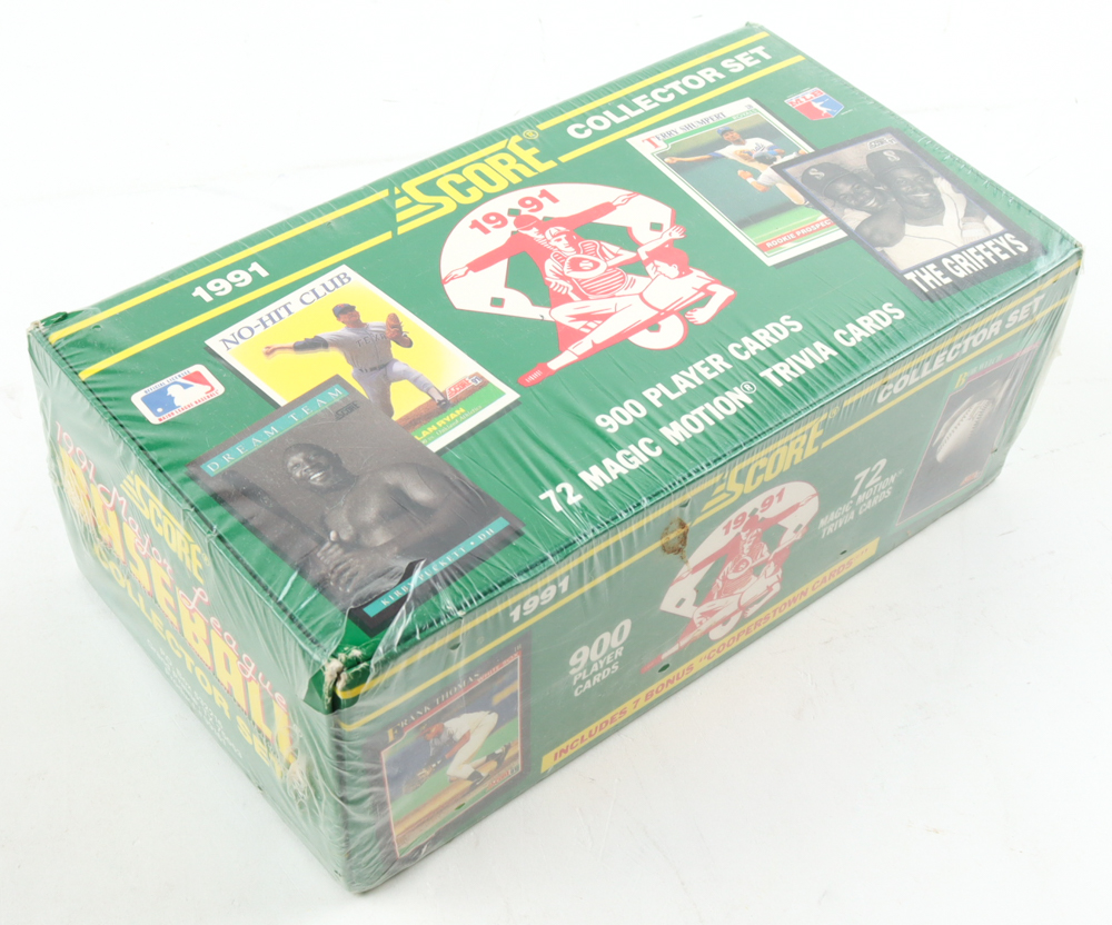 1991 Score Baseball Cards Collector Set with (900) Cards | Pristine Auction
