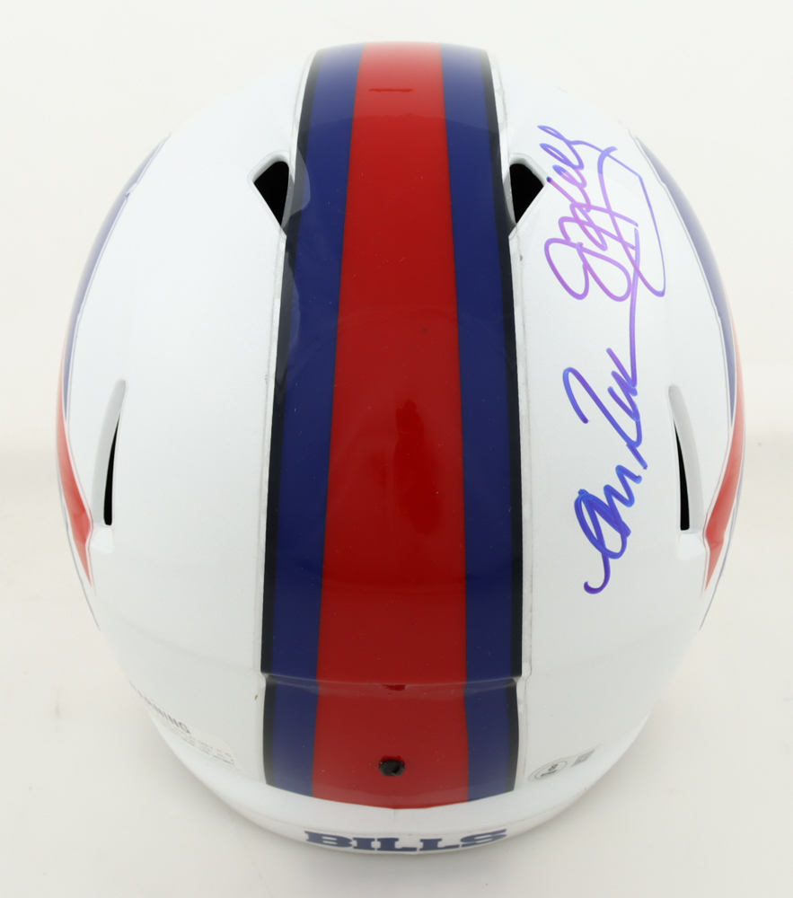 Andre Reed, Jim Kelly & Thurman Thomas Signed Bills Full-Size Speed ...