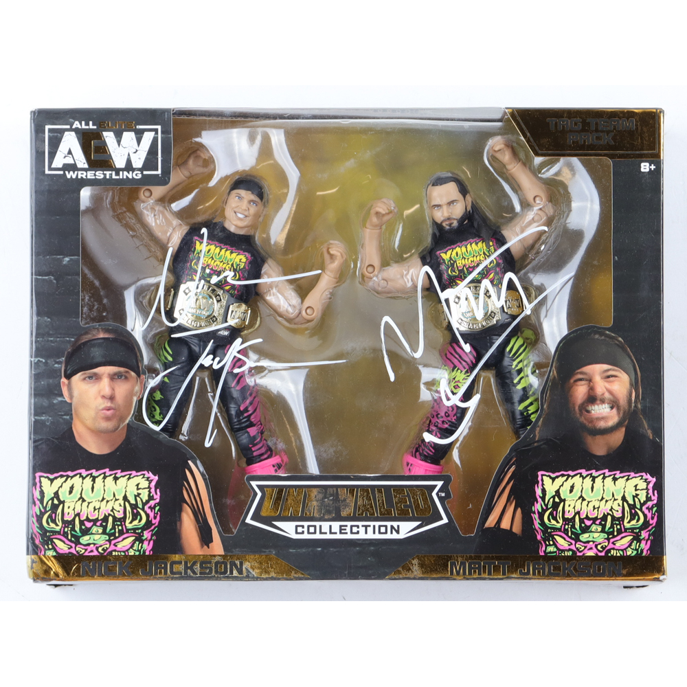 Matthew Jackson & Nicholas Jackson Signed AEW Unrivaled Collection Tag ...