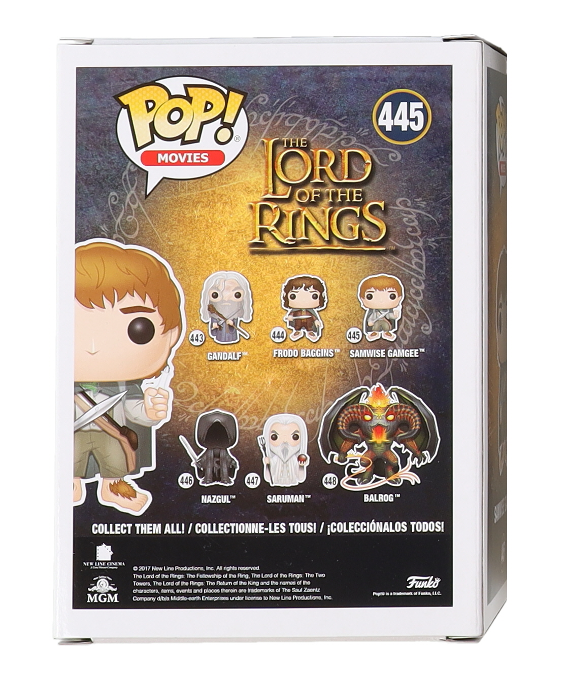 Sean Astin Signed "The Lord of The Rings" #445 Samwise Gamgee Funko Pop ...