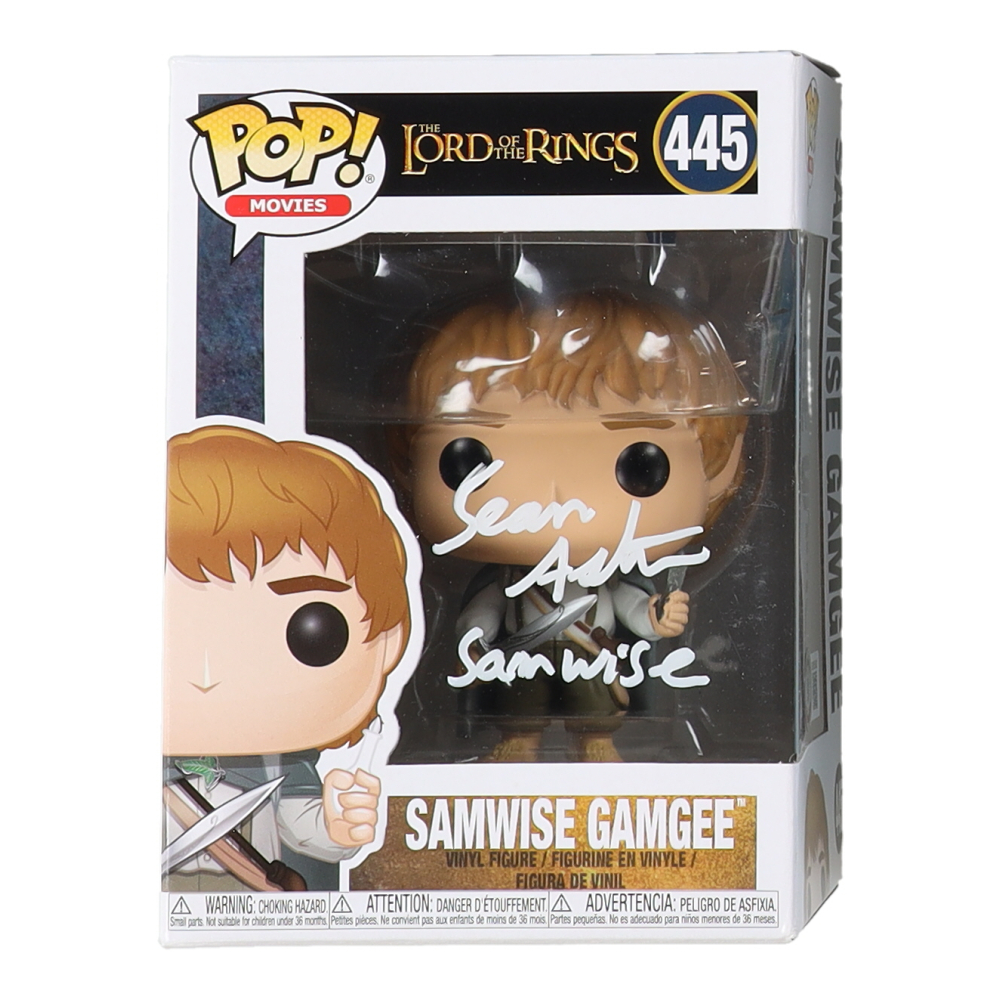 Sean Astin Signed "The Lord of The Rings" #445 Samwise Gamgee Funko Pop ...
