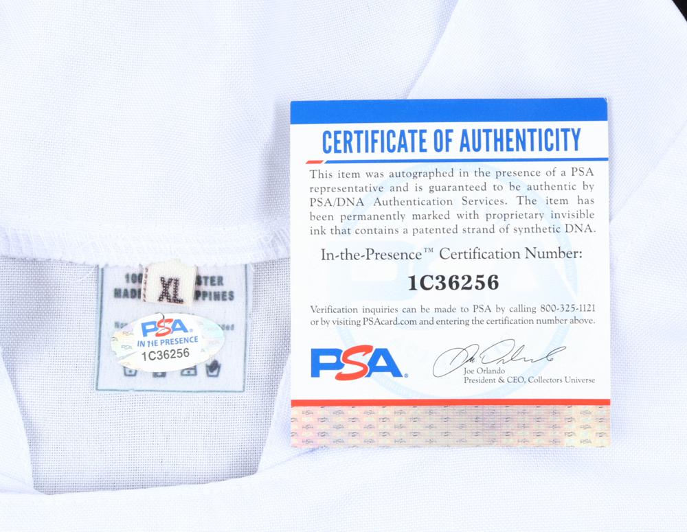 Larry Thomas Signed "Seinfeld" Chef Coat Uniform Inscribed "No Soup For ...
