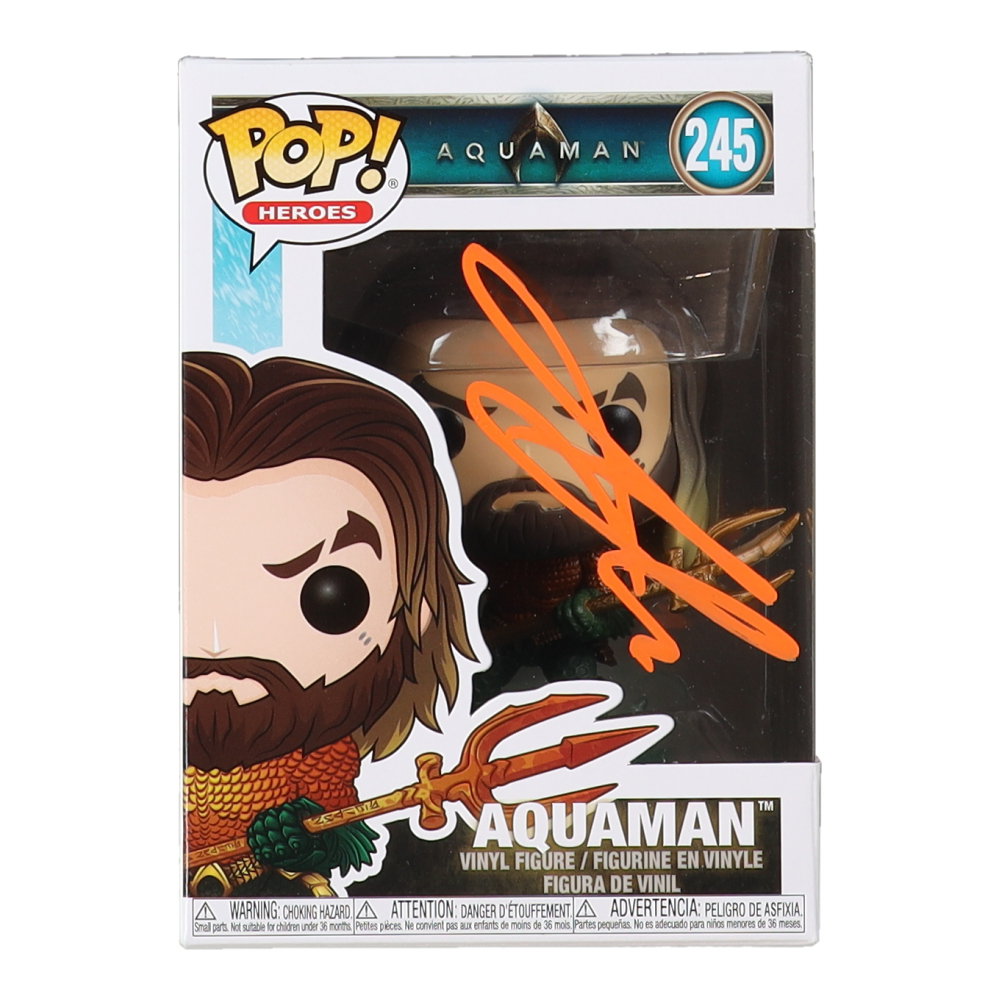 Jason Momoa Signed "Aquaman" #245 Aquaman Funko Pop! Vinyl Figure ...