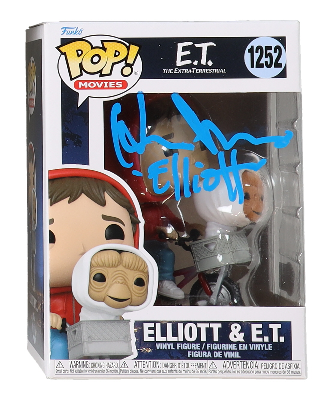 Henry Thomas Signed "E.T. the Extra-Terrestrial" #1252 Elliott & E.T ...