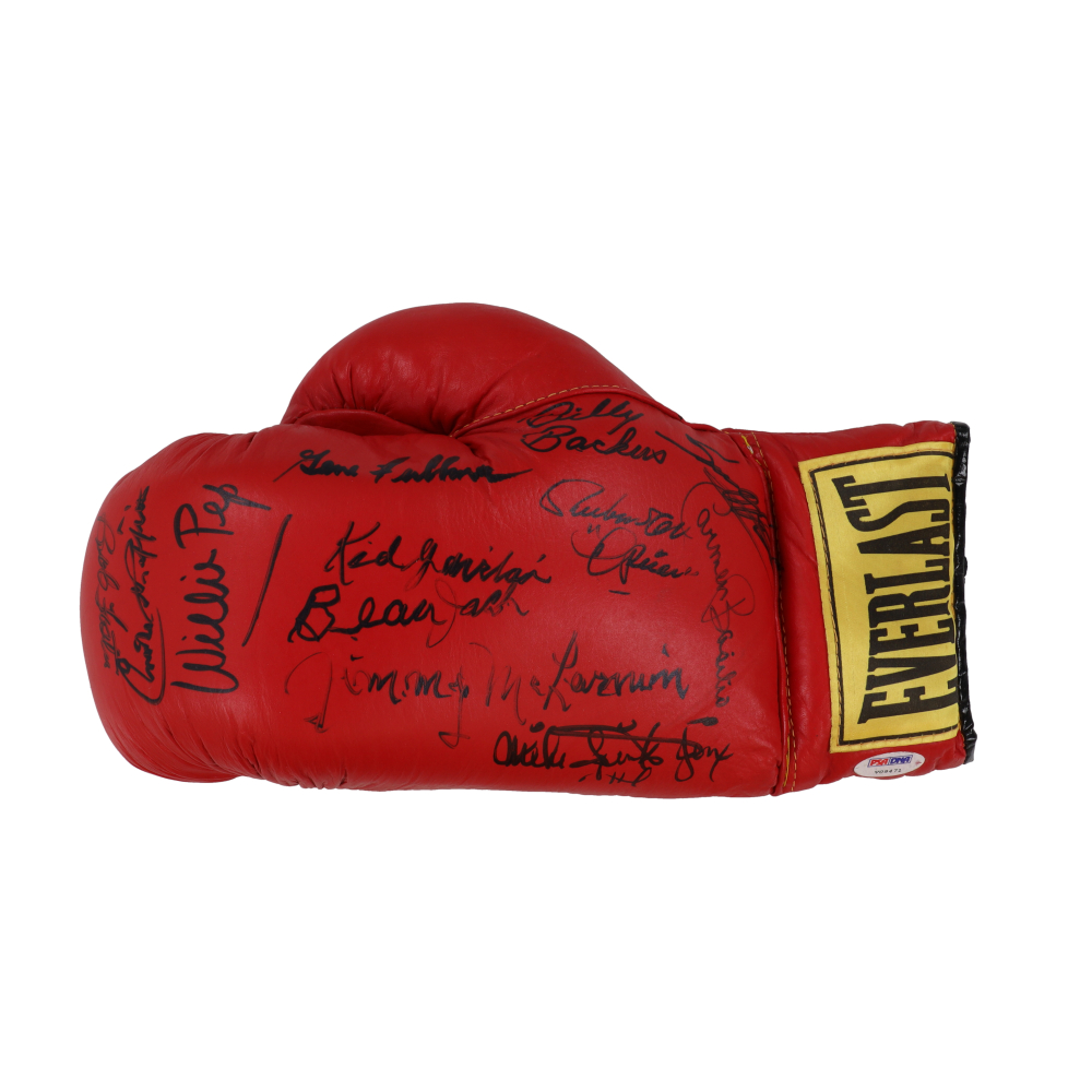 "Boxing Greats" Everlast Boxing Glove Signed By (12) With Willie Pep ...