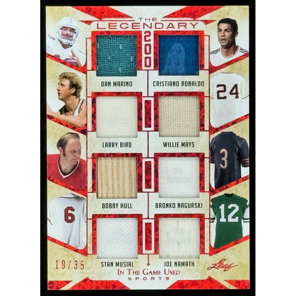 Dan Marino / Larry Bird / Cristiano Ronaldo / Willie Mays / Joe Namath ...