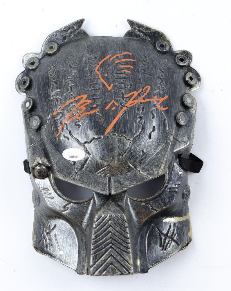 Brian A. Prince Signed "Predator" Mask with Hand-Drawn Predator Sketch ...