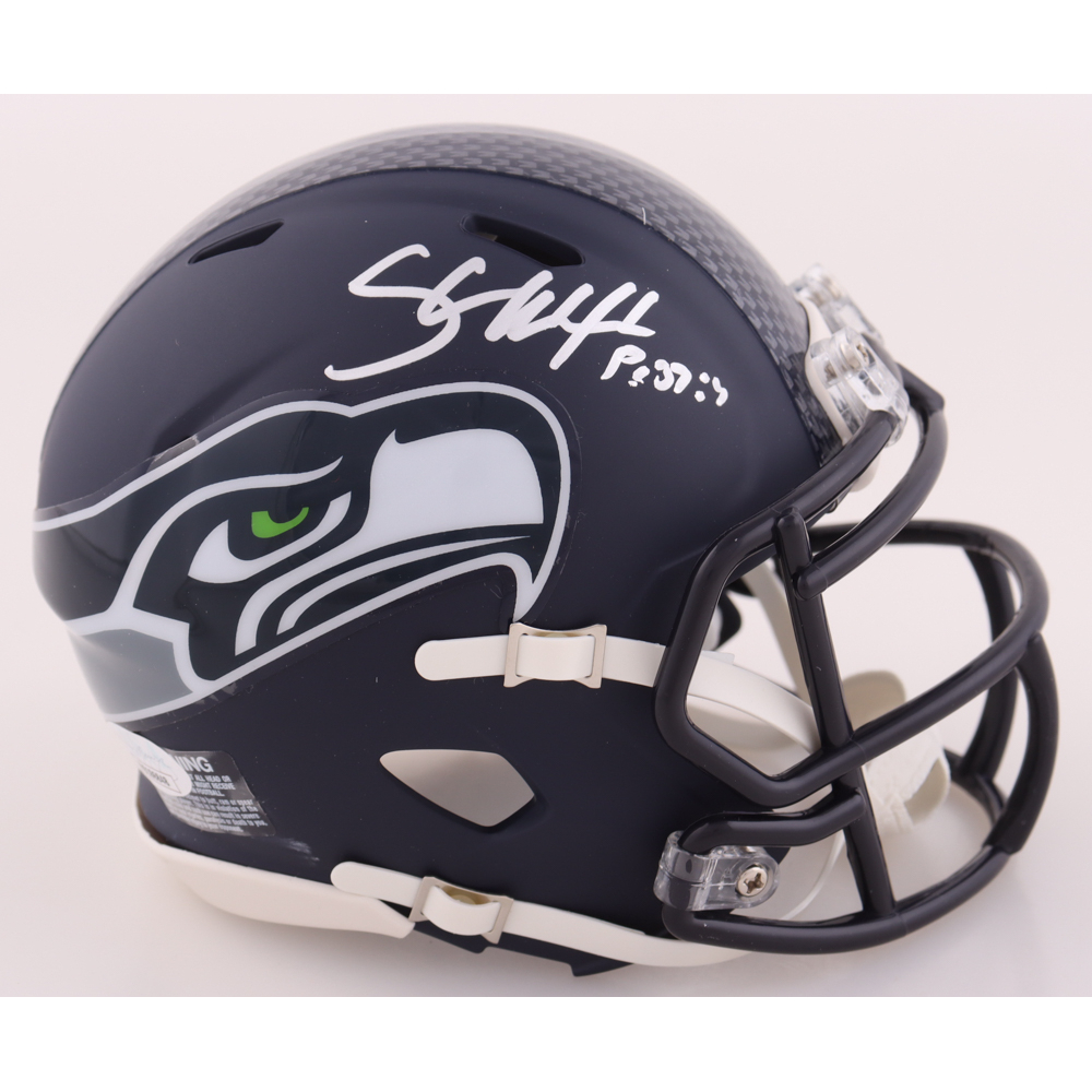 Shaun Alexander Signed Seahawks Speed Mini Helmet (JSA) | Pristine Auction