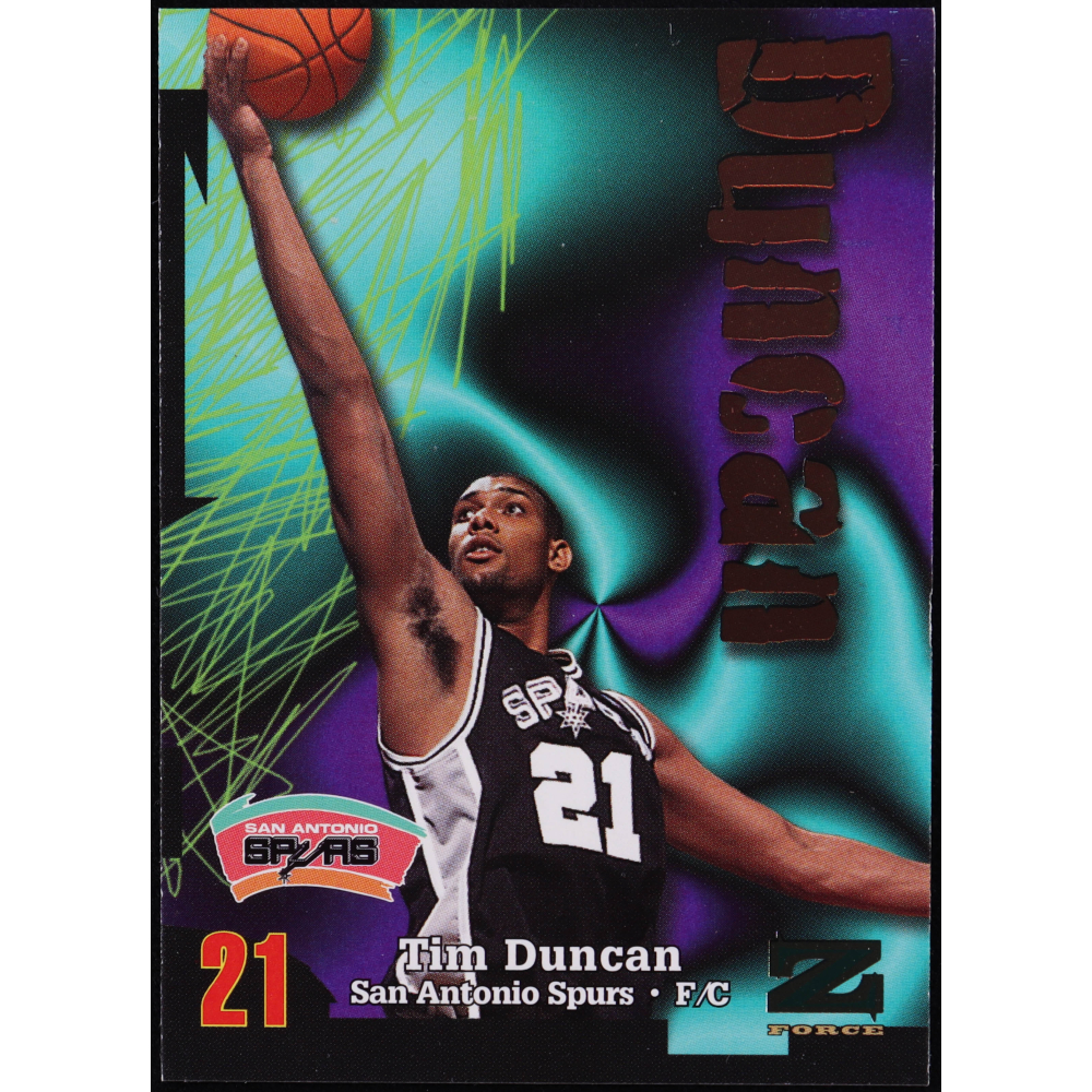 Tim Duncan 1997-98 Z-Force #111 RC | Pristine Auction