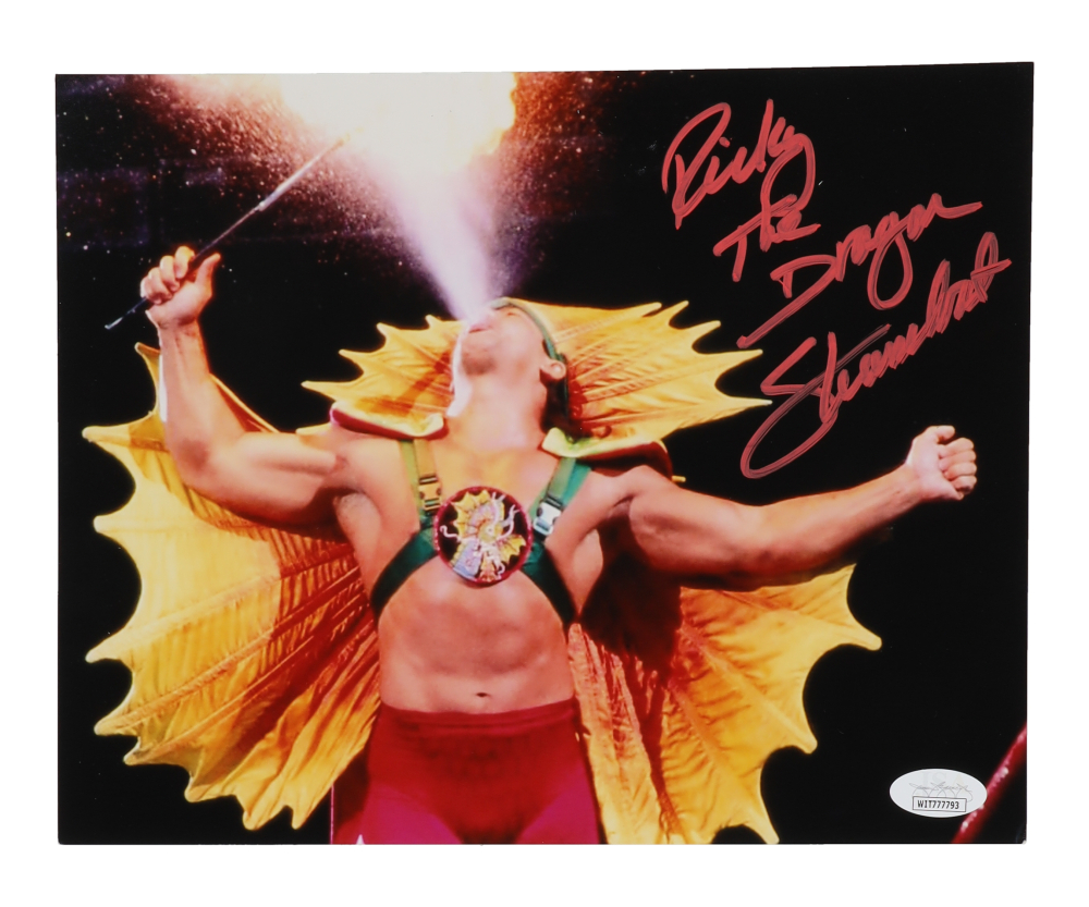 Ricky "The Dragon" Steamboat Signed WWE 8x10 Photo (JSA) | Pristine Auction