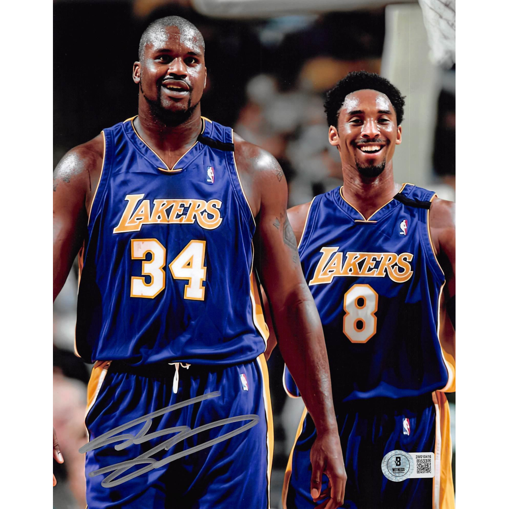 Shaquille O'Neal Signed Lakers 8x10 Photo (Beckett) | Pristine Auction