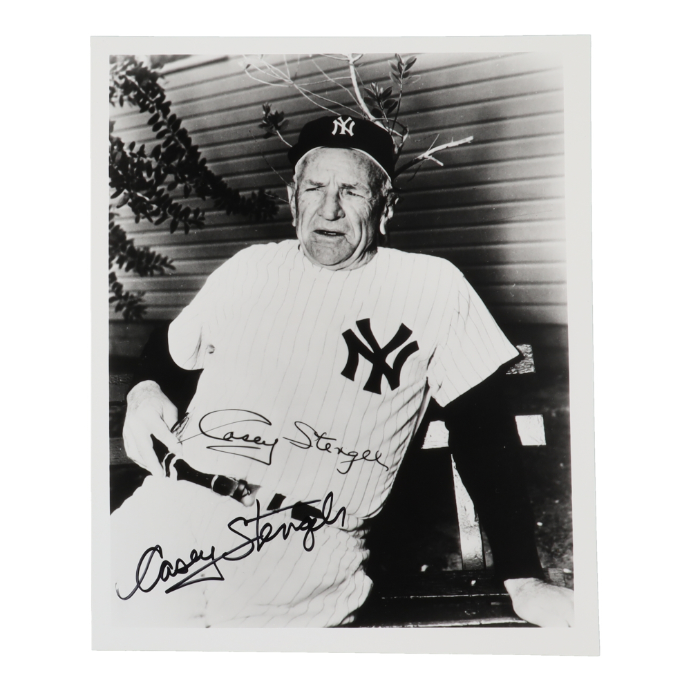 Casey Stengel Signed Yankees 8x10 Photo (JSA) | Pristine Auction