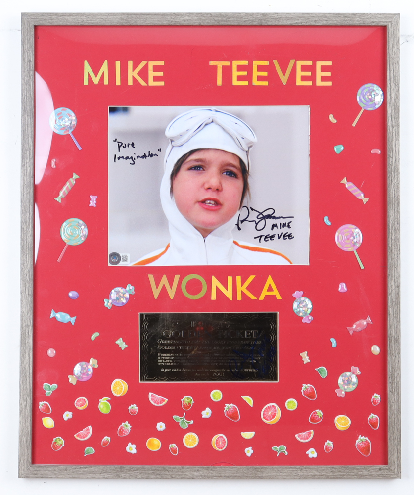 Paris Themmen Twice-Signed "Willy Wonka & The Chocolate Factory" Custom ...