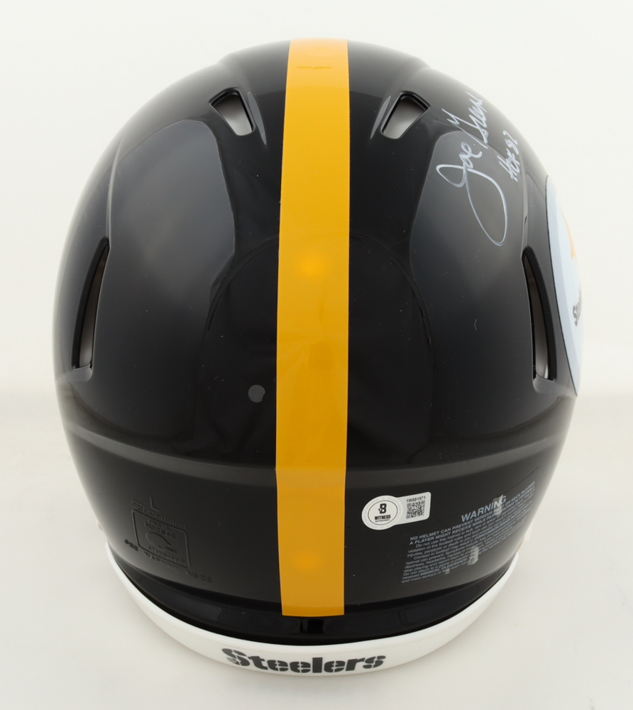 Joe Greene Signed Steelers Full-Size Authentic On-Field Throwback Speed ...